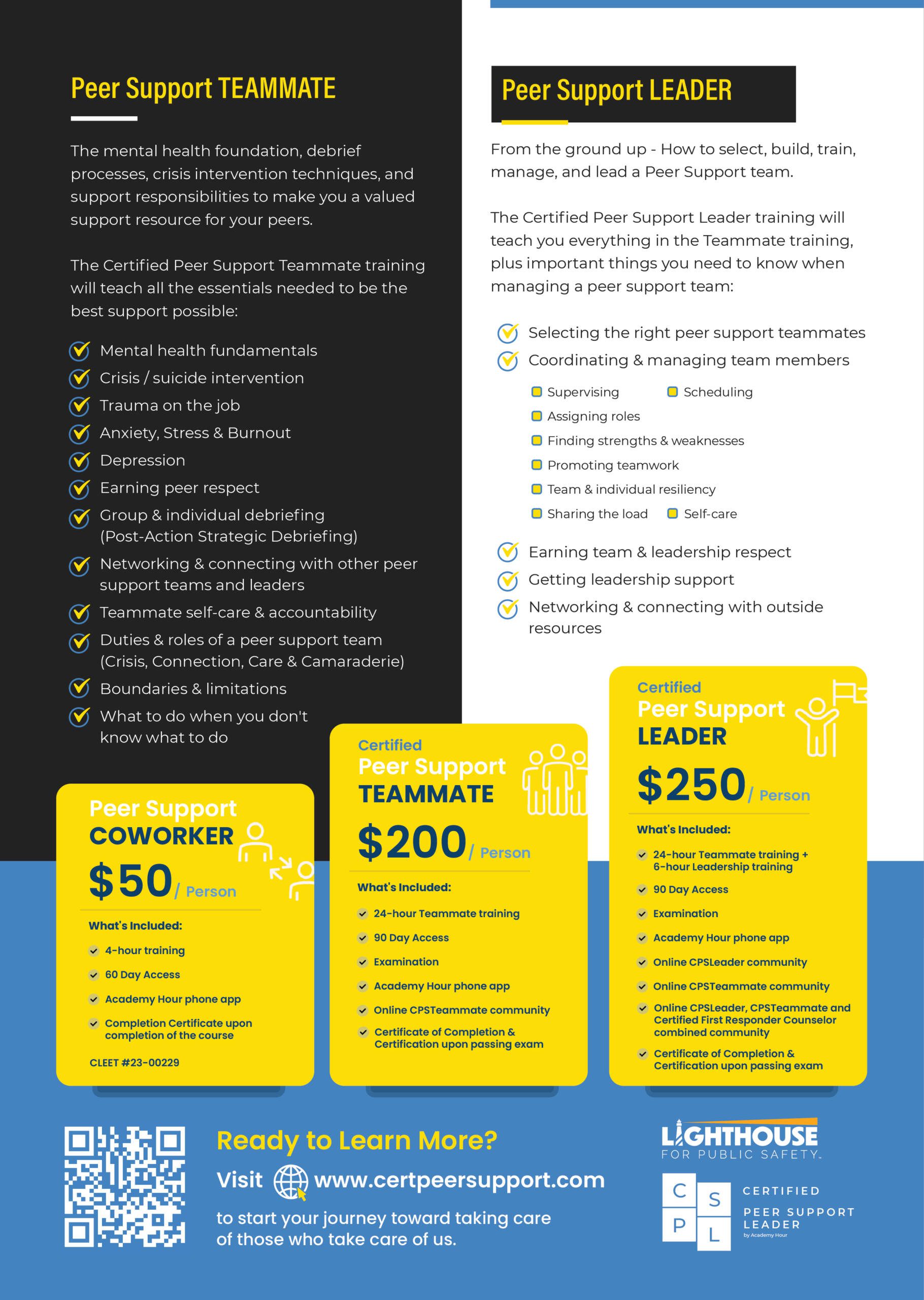 Peer Support flyer - AdWise Solution
